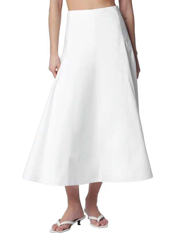 Jacquemus Flared Triangle Skirt - White