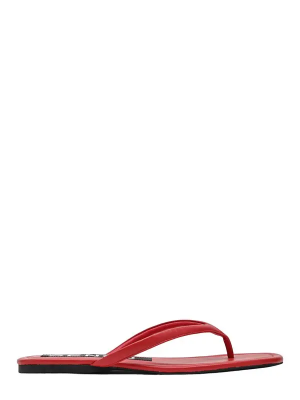 Senso Leather Nora Slides - Red