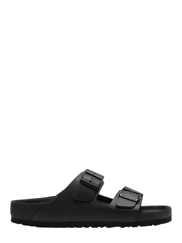 BIRKENSTOCK Arizona Slides In Eva And Natural Leather - Black