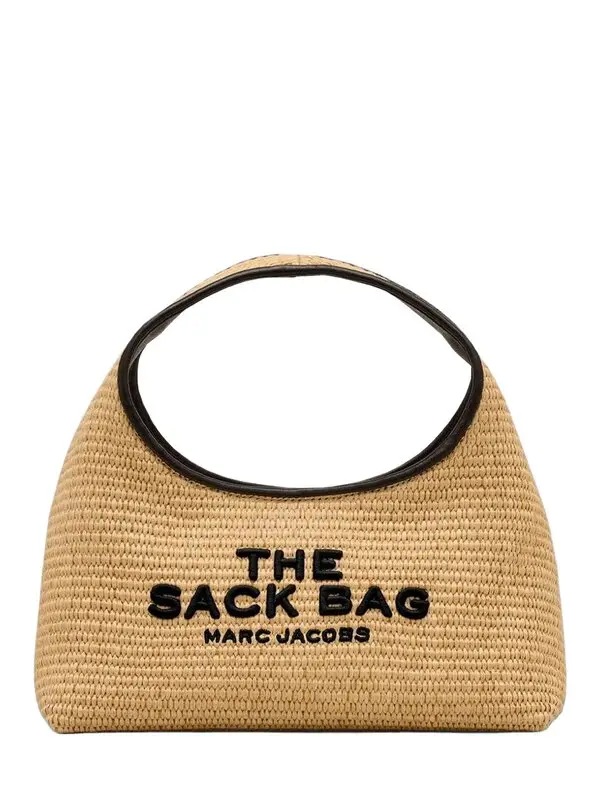 Marc Jacobs Woven Mini Sack Bag - White