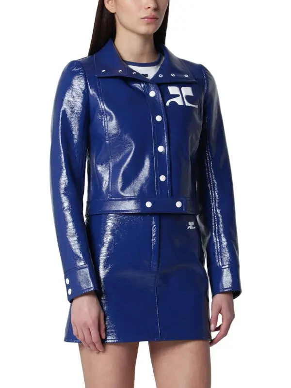 COURREGES Reedition Vinyl Jacket - Blue