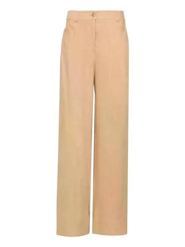 Alberta Ferretti Wide-leg Trousers - Neutrals