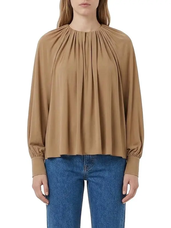 FERRAGAMO Pullover With Long Sleeves - Nude