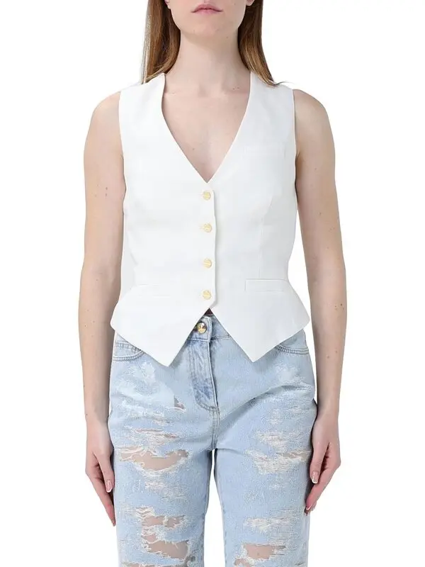 Elisabetta Franchi Vest - Ivory