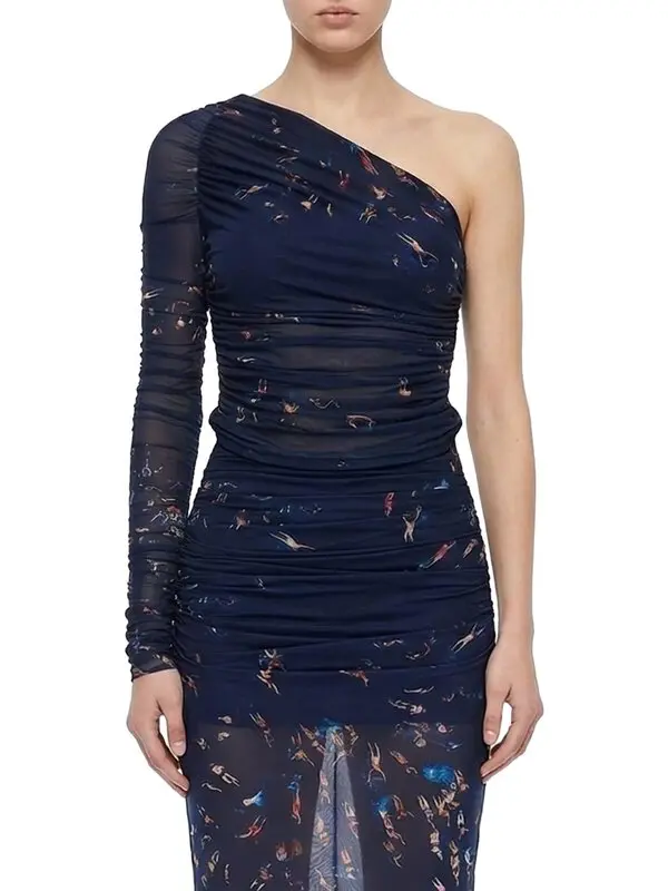 Blumarine One-shoulder Top - Blue