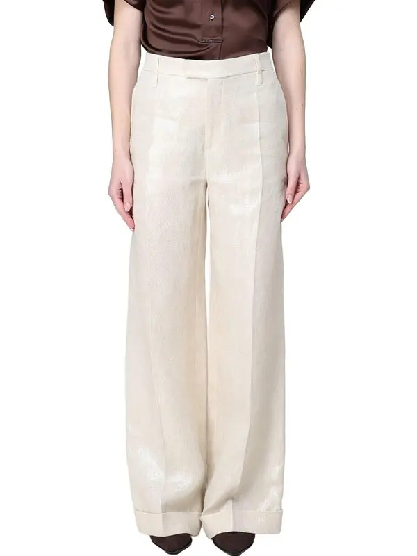 Brunello Cucinelli Wide Leg Pants - Sand