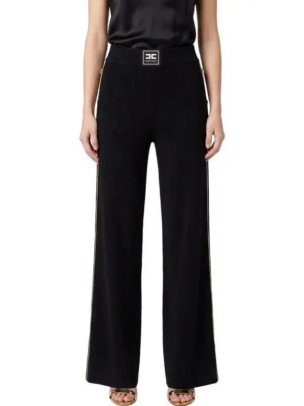 Elisabetta Franchi Wide Leg Pants - Blue