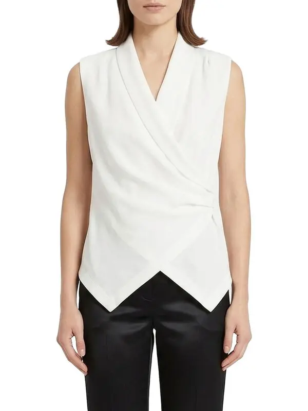 Brunello Cucinelli Sleeveless Top - White