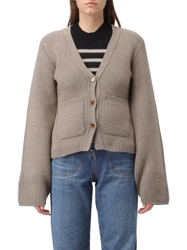 Khaite Cashmere Cardigan - Sand