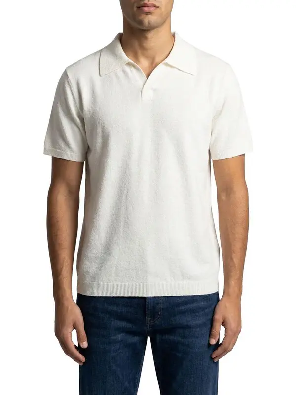 ROBERTO COLLINA Polo Shirt - Ecru