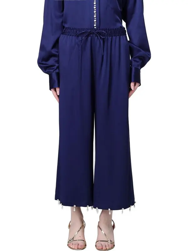 Stella McCartney Wide Leg Pants - Blue