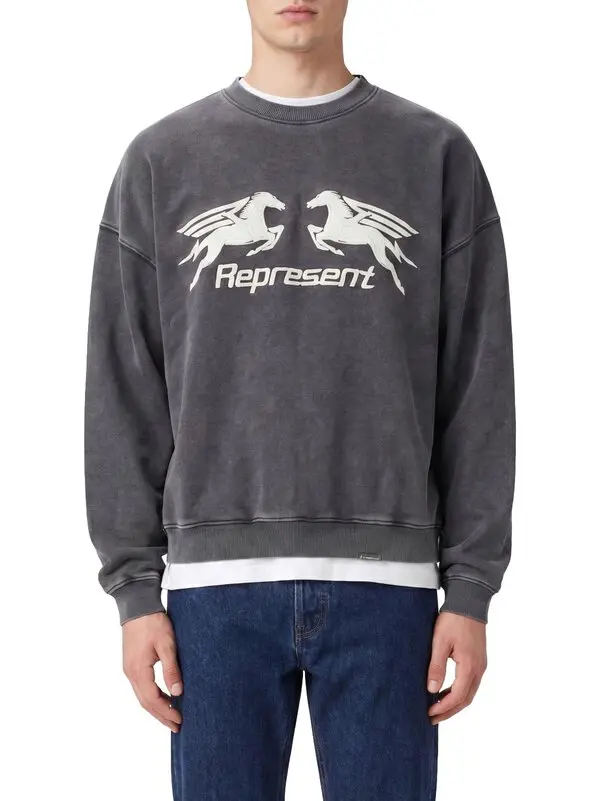 REPRESENT Crewneck Sweatshirt - Ivory