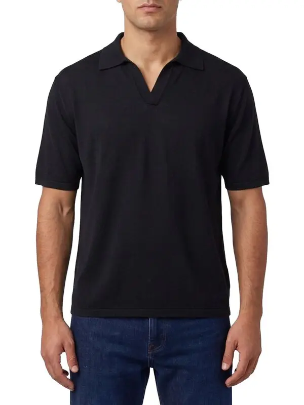 ROBERTO COLLINA Polo Shirt - Black