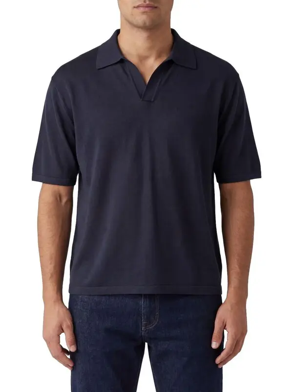 ROBERTO COLLINA Polo Shirt - Navy