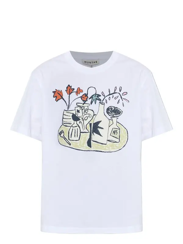Munthe Ballon T-shirt - White