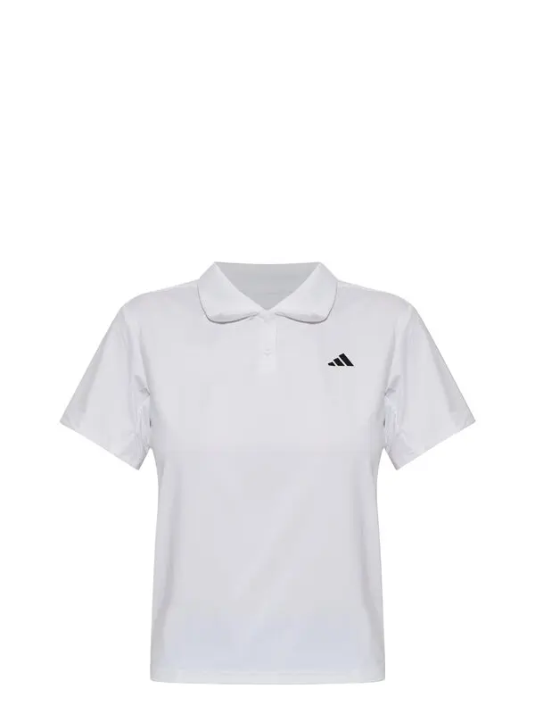 Adidas Polo With Logo - White