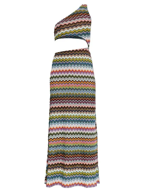 Missoni One-shoulder Maxi Dress - Multicolour