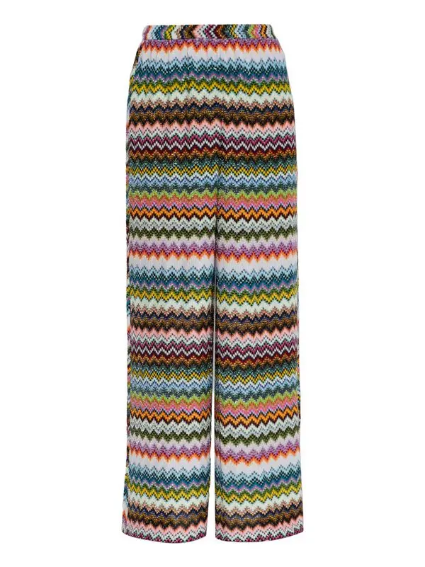Missoni Wide-leg Knit Trousers - Multicolour