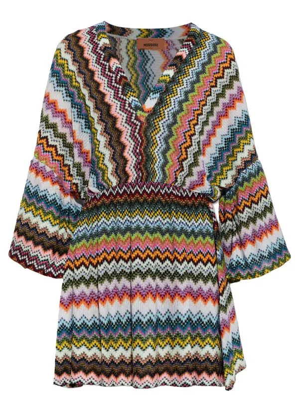 Missoni Mini V-neck Dress - Multicolour