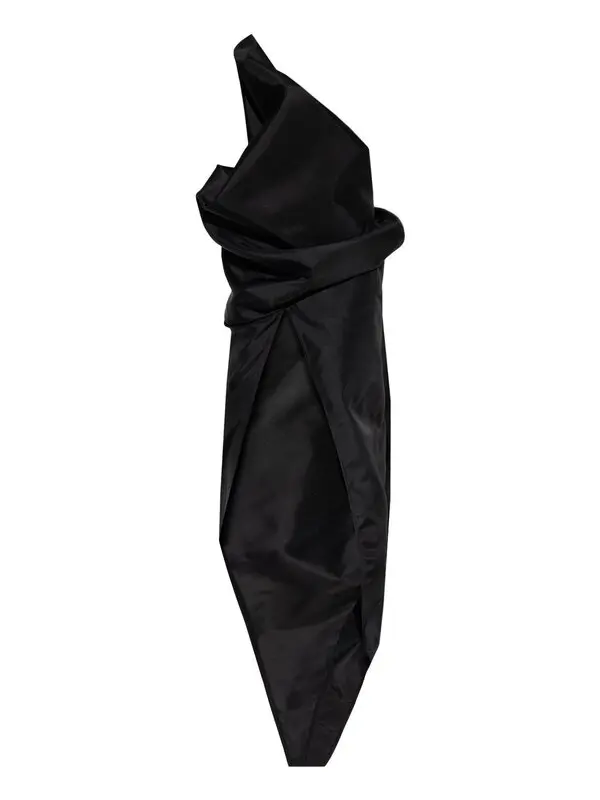 Rick Owens Asymmetrical Skirt - Black