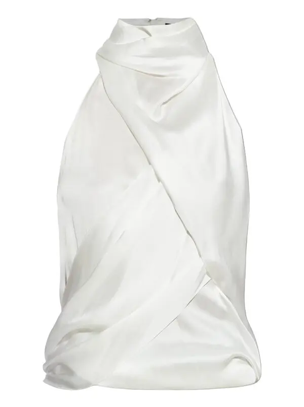 Balmain Silk Top - White