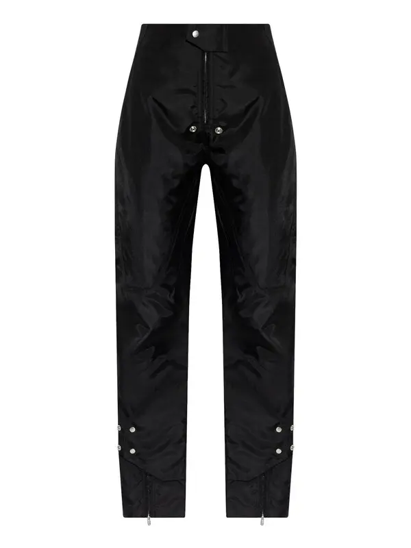 Rick Owens Trousers With Belt - Black