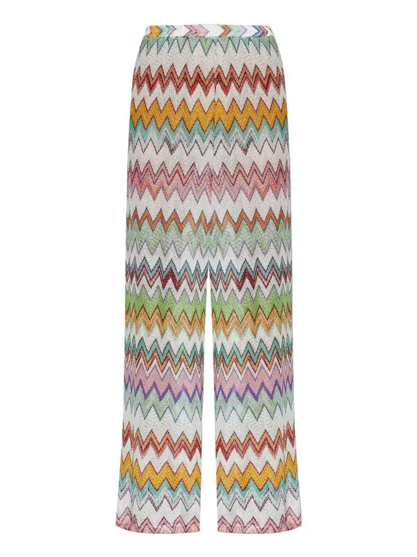 Missoni Wide-leg Knit Trousers - Multicolour