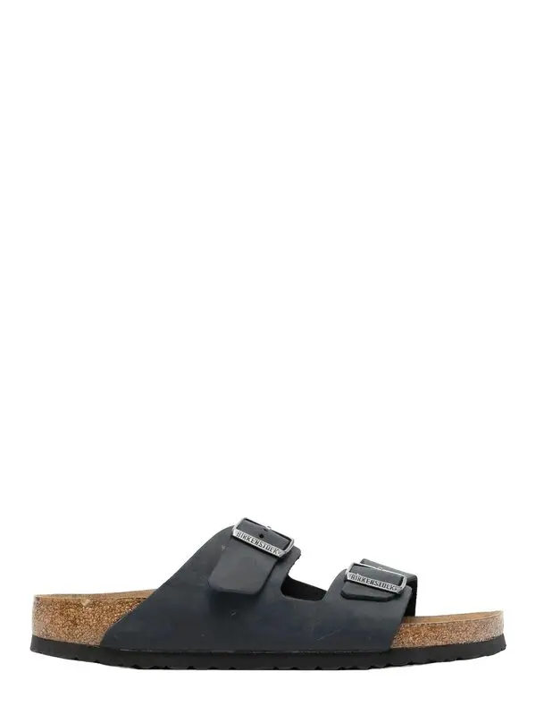 BIRKENSTOCK Arizona Leather Sandals - Black