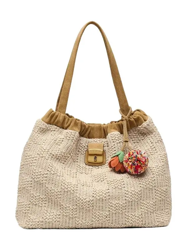 Marc Jacobs The Summer Woven Cristina Tote - Nude & Neutrals