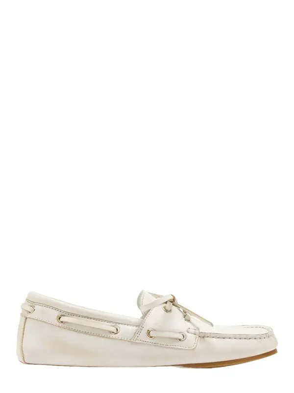 Gucci Boat Mocassin - White