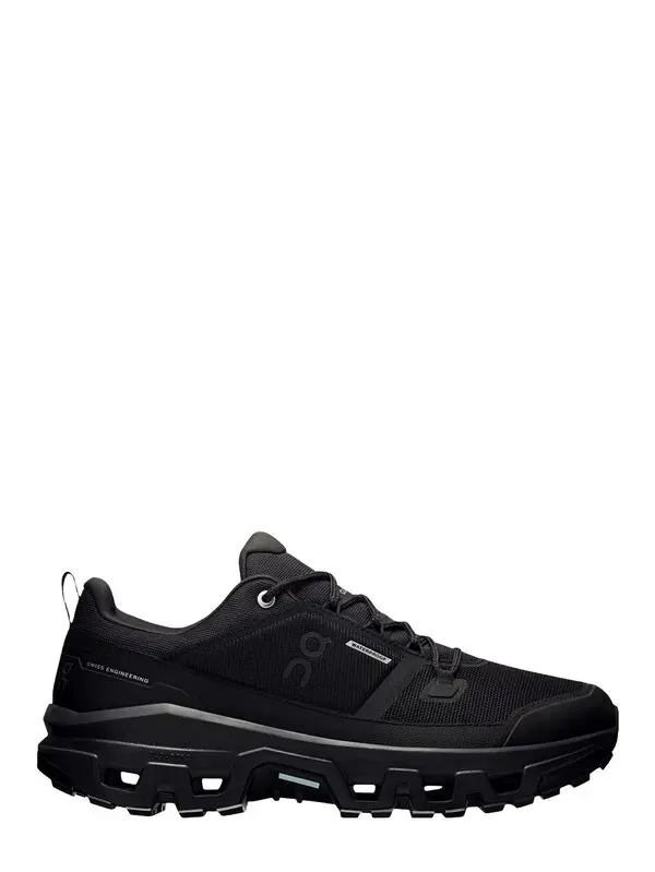 On Cloudrock Low Waterproof Sneakers - Black