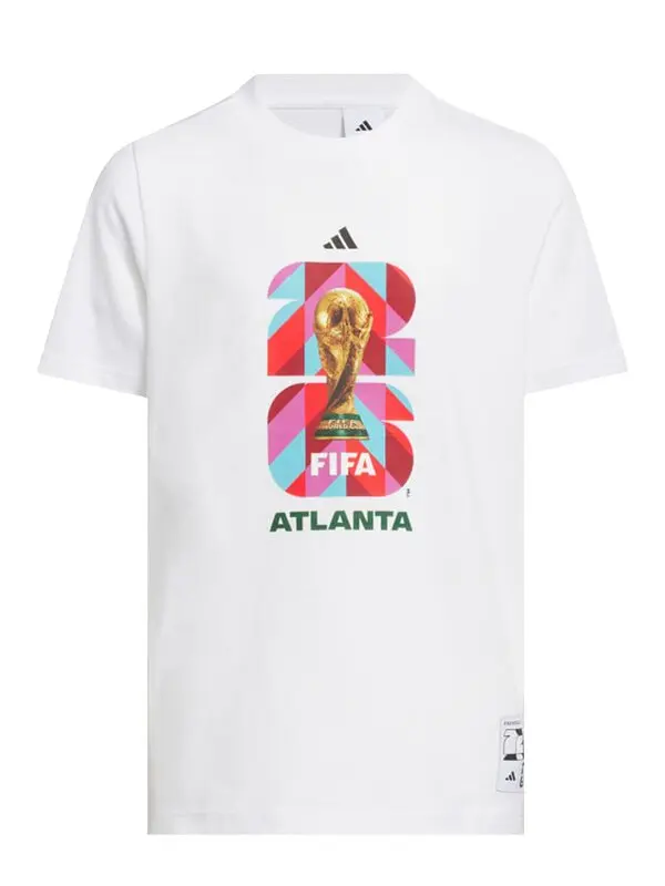 Adidas Fifa World Cup 26 Host City Atlanta Graphic T-shirt - White