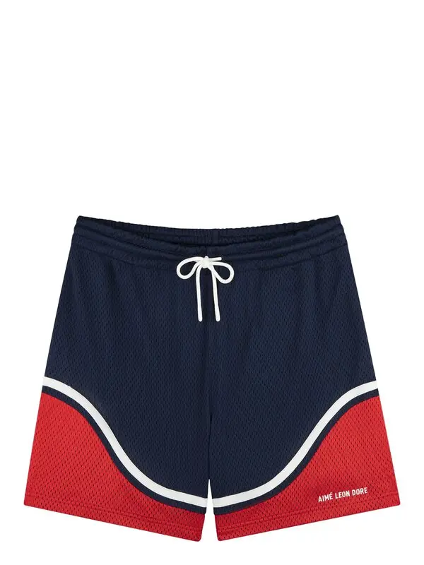 Aimé Leon Dore Colorblock Court Shorts - Blue