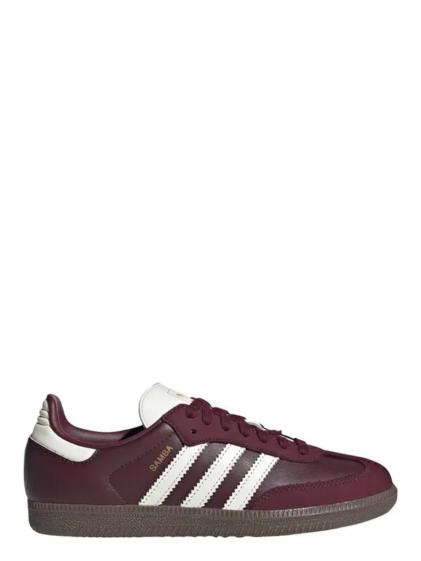 Adidas Samba Og 'maroon Off White Gum - Red