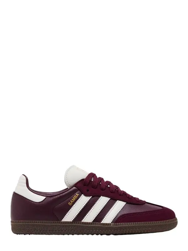 Adidas Samba Og 'maroon Off White Gum - Red