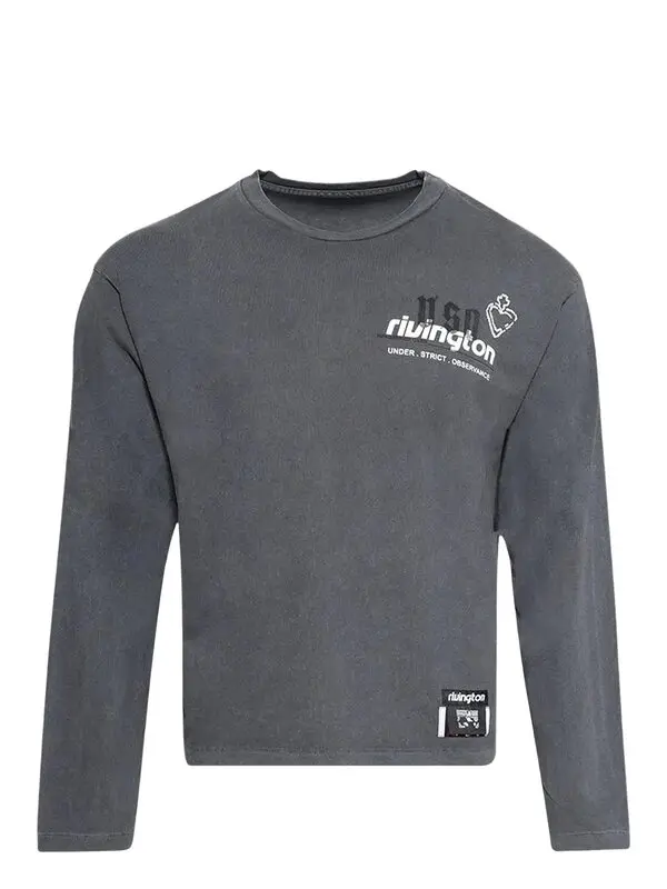 RIVINGTON ROI REBIS Membership Uso Long-sleeve Tee - Black