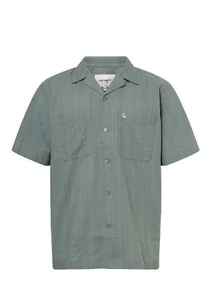 Carhartt Work In Progress Gareth Embroidered Cotton Shirt - Velvet Green
