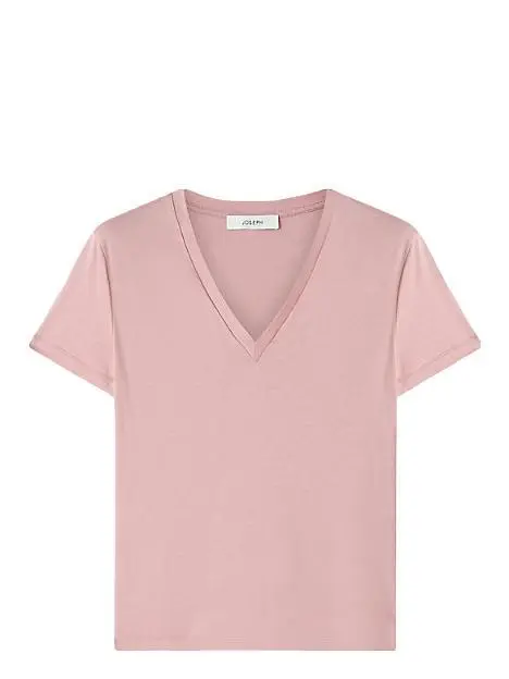 JOSEPH Cotton-jersey T-shirt - Musk