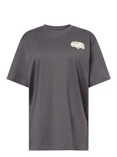 The North Face Graphic-print Cotton T-shirt - Anthracite Grey