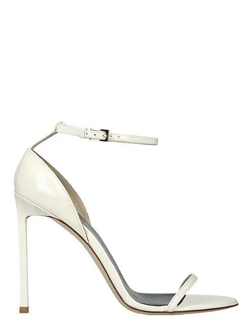 TOM FORD Vertigo Patent-leather Heeled Sandals - Bone