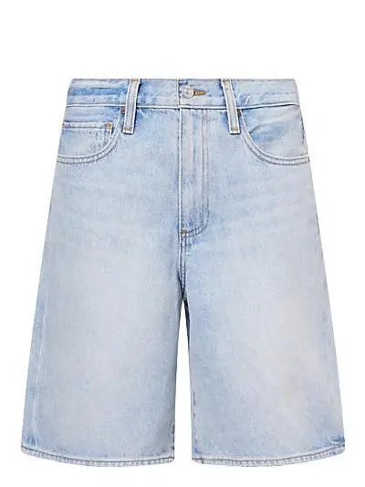 Paige Faye High-rise Denim Shorts - Siege