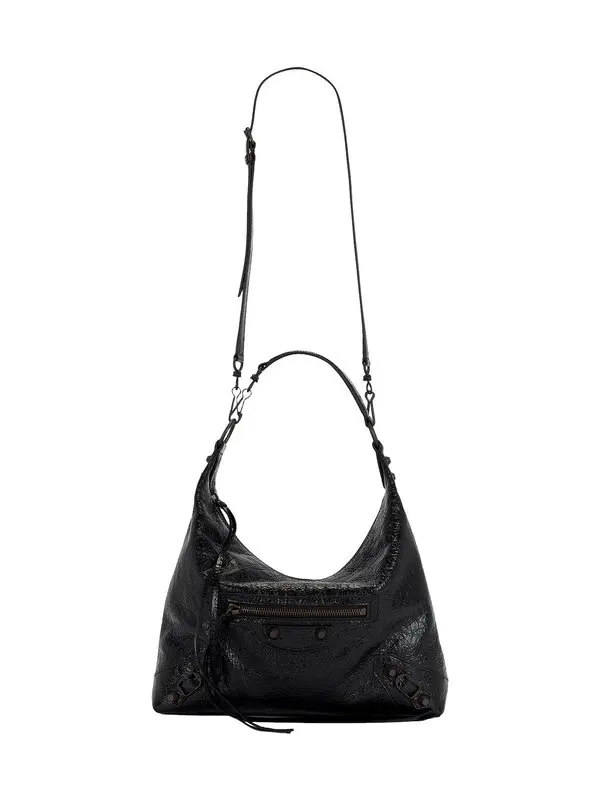 Balenciaga Le City Small Hobo Bag - Black