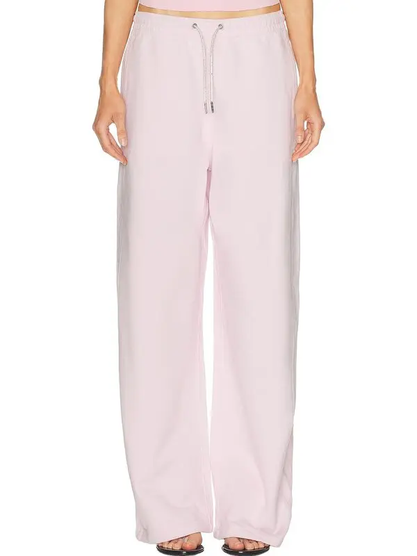 Alexander Wang Mid-rise Sweatpants - Light Pink