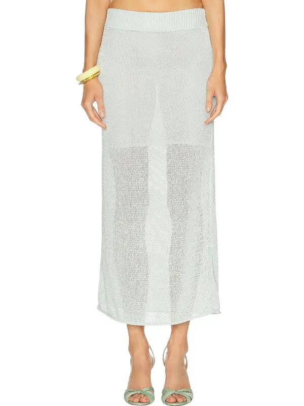 A.L.C. Loren Knit Skirt - Pale Mint