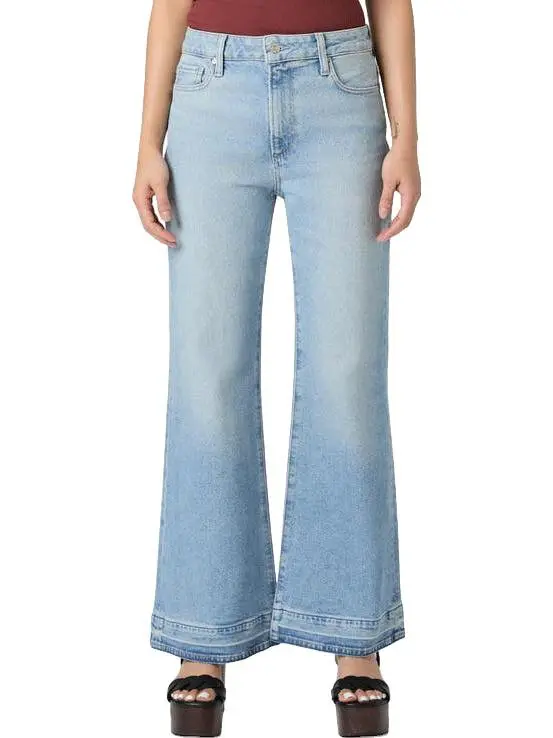 Paige Sofia Undone Wide Leg Jeans - Touring