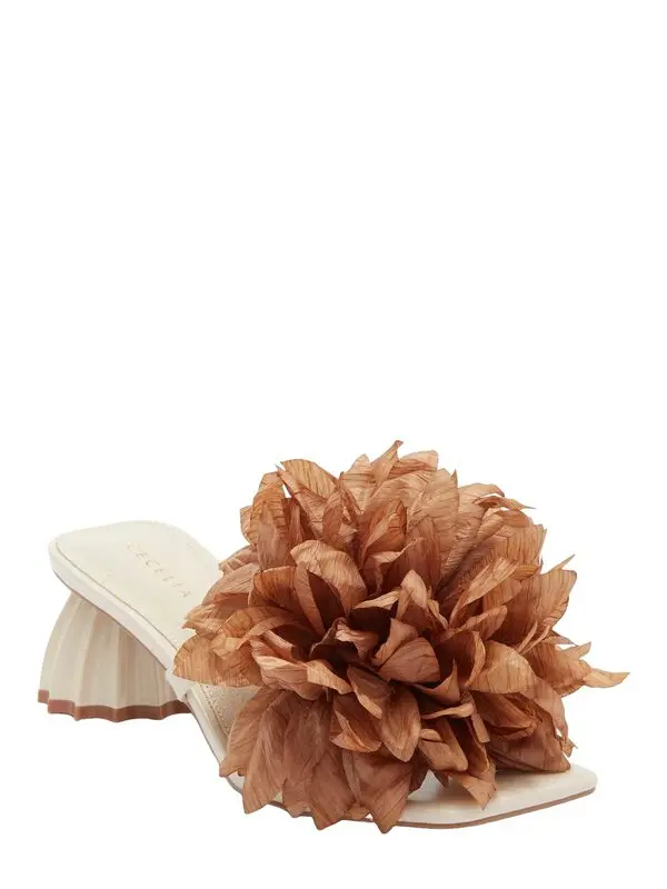 CECILIA NEW YORK Dahlia Slide Sandal - Taupe/bone