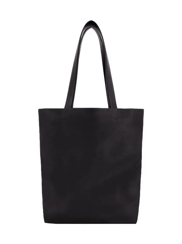 Vince Slim Lassen Leather Tote - Black