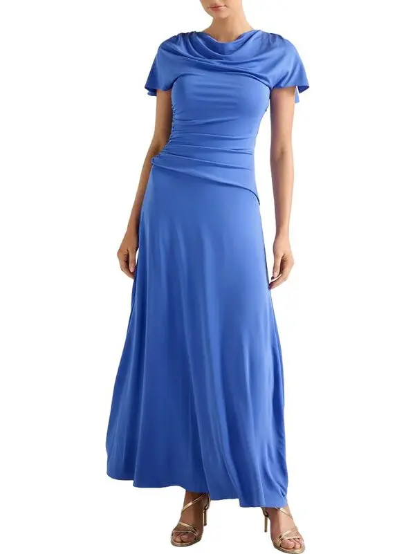 EVER NEW Gemini Jersey Maxi Dress - Cornflower Breeze
