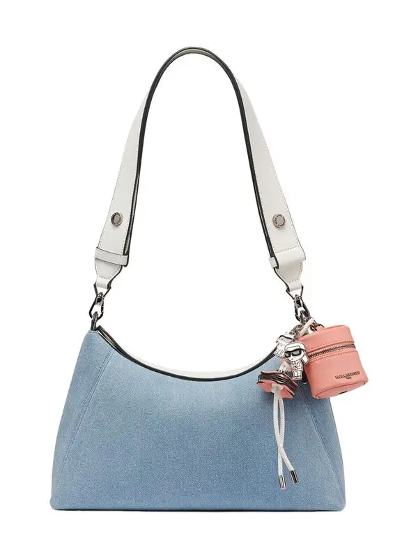 Karl Lagerfeld Paris Nikole Mini Denim Crossbody - Light Denim