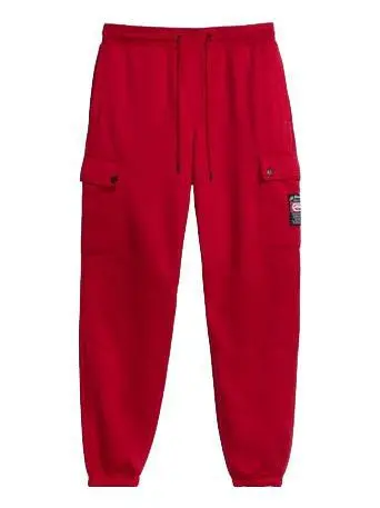 ECKO Cargo Pocket Knit Joggers - True Red